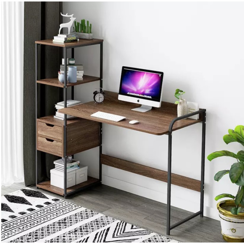 Multipurpose Study Table and Laptop Table Dekstop with Attached ...