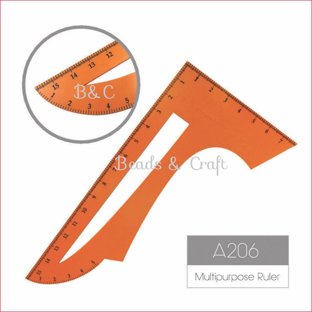 Multipurpose Ruler/ Pembaris Serbaguna | Shopee Malaysia