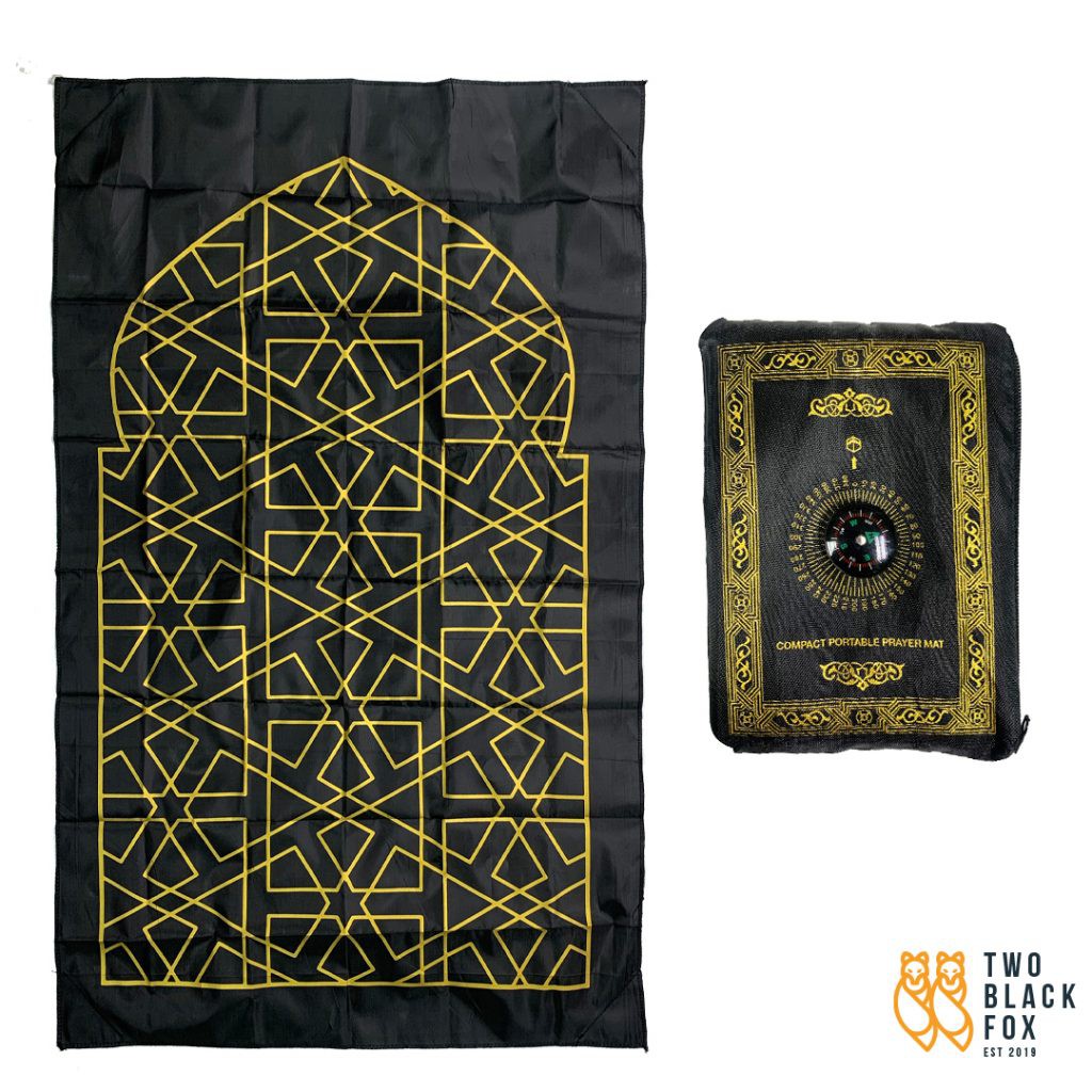 Sejadah Solat kompas Mudah Alih/TBF Portable Prayer Mat compass ...