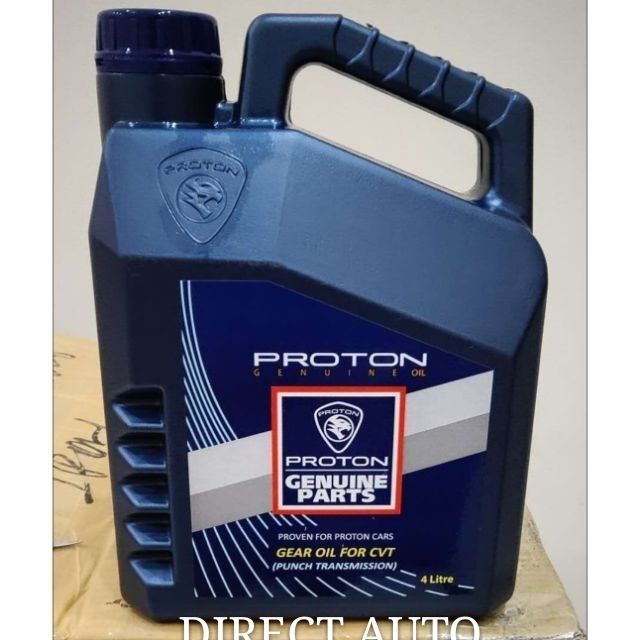 PROTON CVT GEAR OIL (4L) SAGAFLX EXORA CFE AXORA BOLD IRIZ PERSONA NEW ...