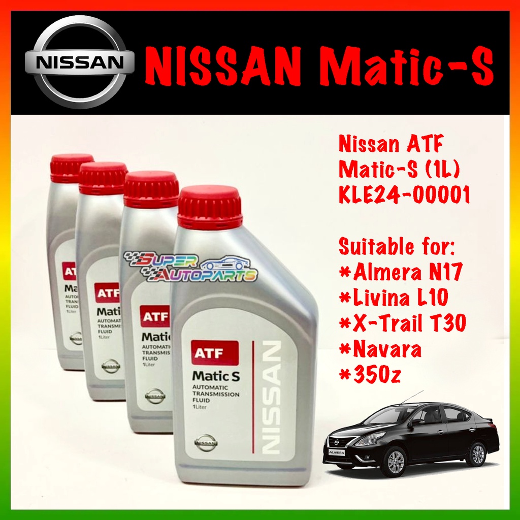 Nissan ATF Matic-S Matic S KLE24-00001 1L Auto Transmission Fluid OiL ...