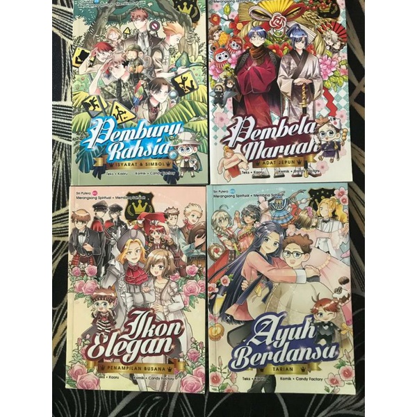 (Preloved) Komik Siri Putera - Kaoru | Pemburu Rahsia | Ayuh Berdansa | Pembela Maruah| Ikon ...