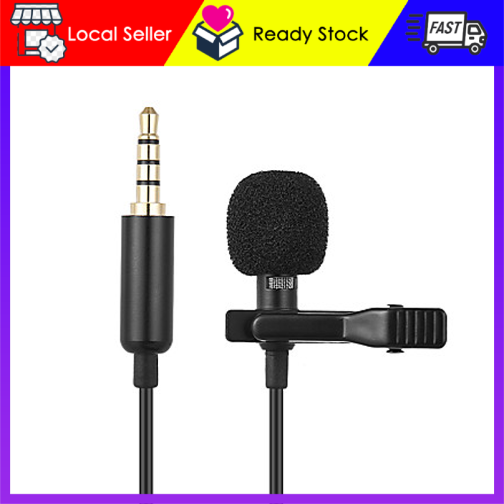Professional TikTok Lavalier Mic Tik Tok Mic Lav 3.5mm Aux Connector ...