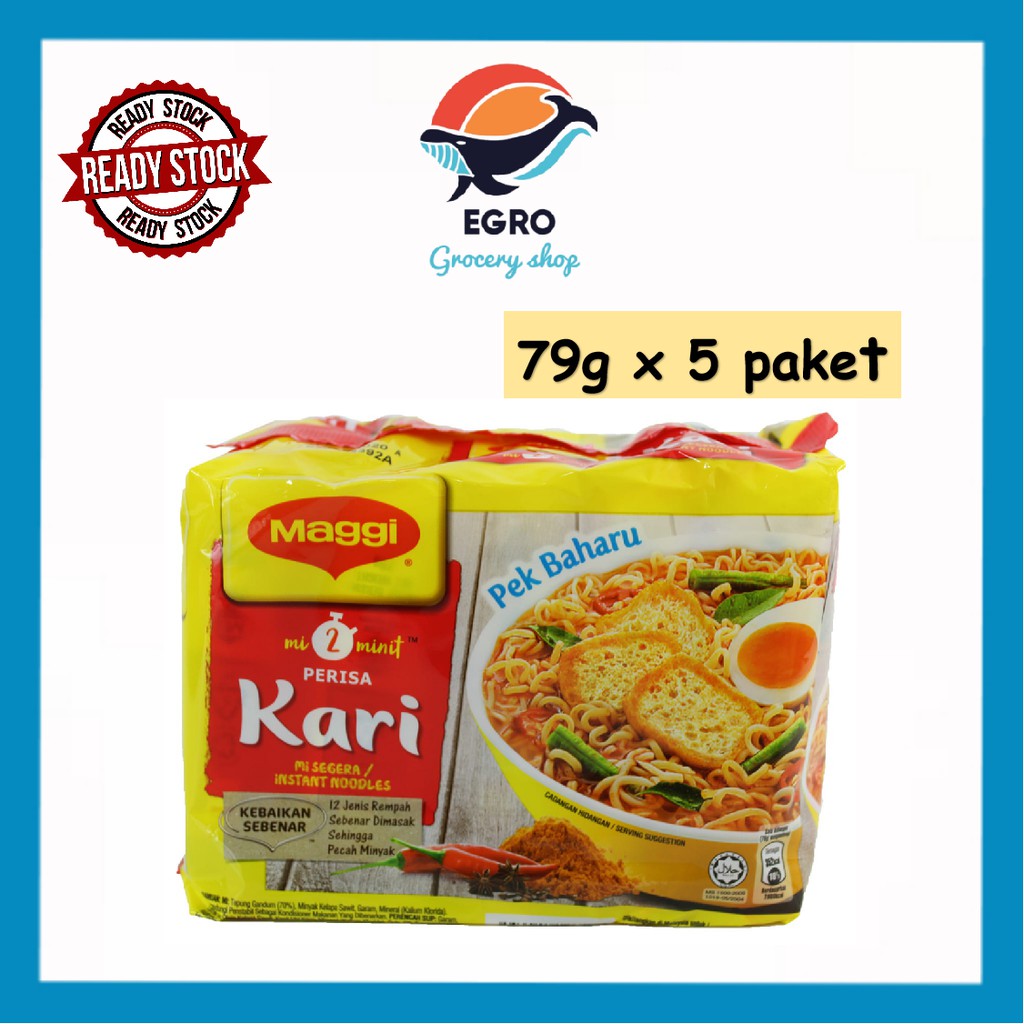 MAGGI 2-Min Curry 5 Packs x 79g | Shopee Malaysia