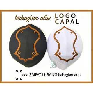 Kopiah Logo Capal Emas Kopiah Putih Hitam Logo Capal | Shopee Malaysia
