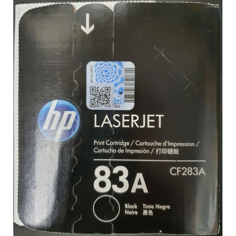 HP 83A ORIGINAL BLACK TONER CARTRIDGE- CF283A | Shopee Malaysia