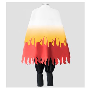 Kimetsu no Yaiba Cosplay Rengoku Costume Cape Fire Pillar Demon Slayer ...