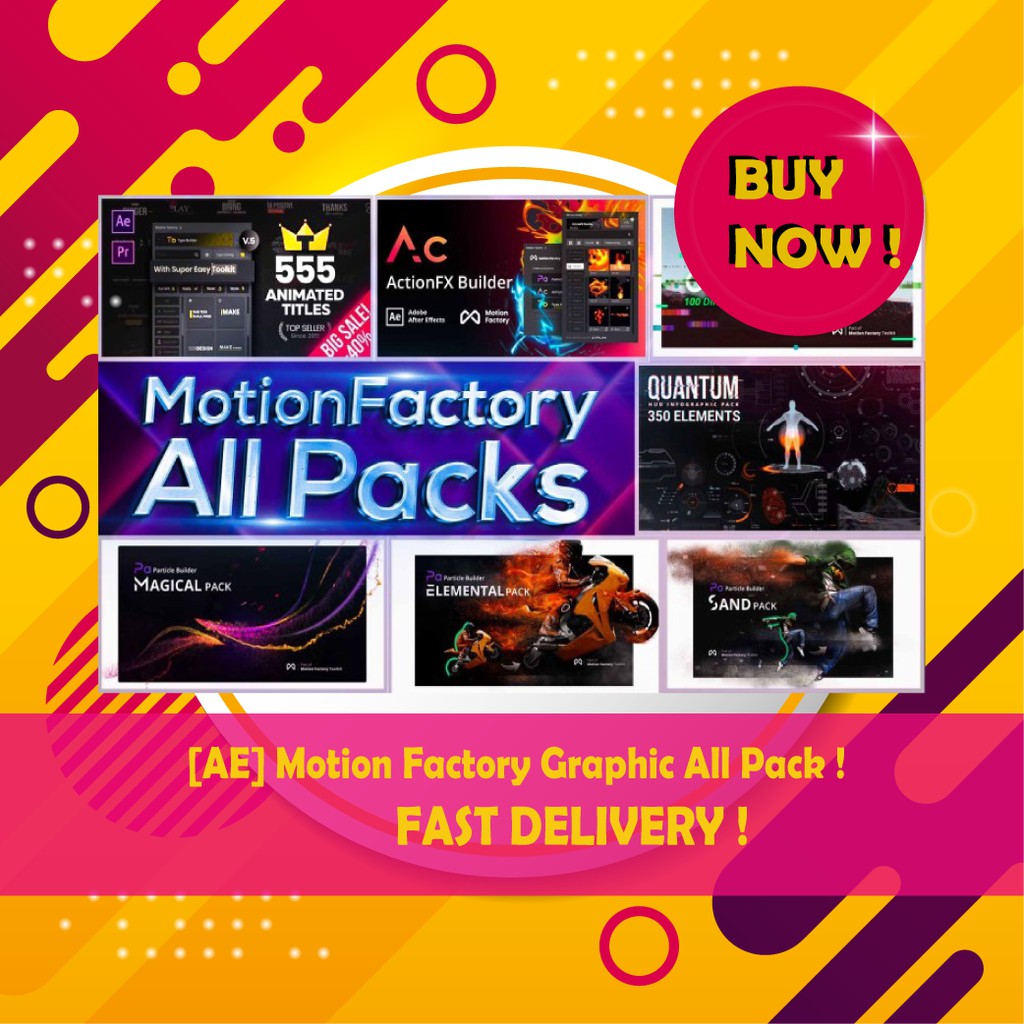 [AE] MOTION FACTORY ALL IN ONE PACK COLLECTION 2020 AFTER EFFECT ...