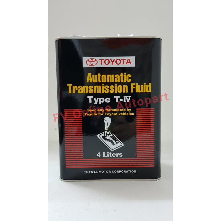 TOYOTA - AUTO OIL TRANSMISSION TYPE T-4 (4L) (0888681400 X) | Shopee ...