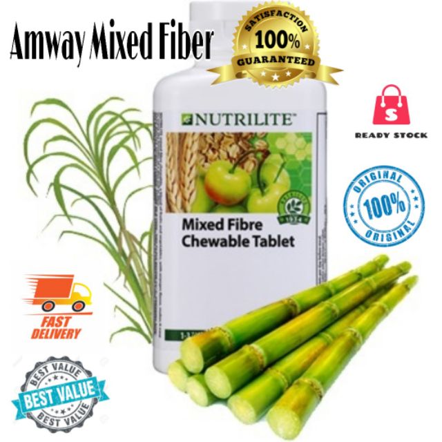 Amway NUTRILITE Mixed Fibre Chewable Tablet (60 Tablets) - Ready Stock ...
