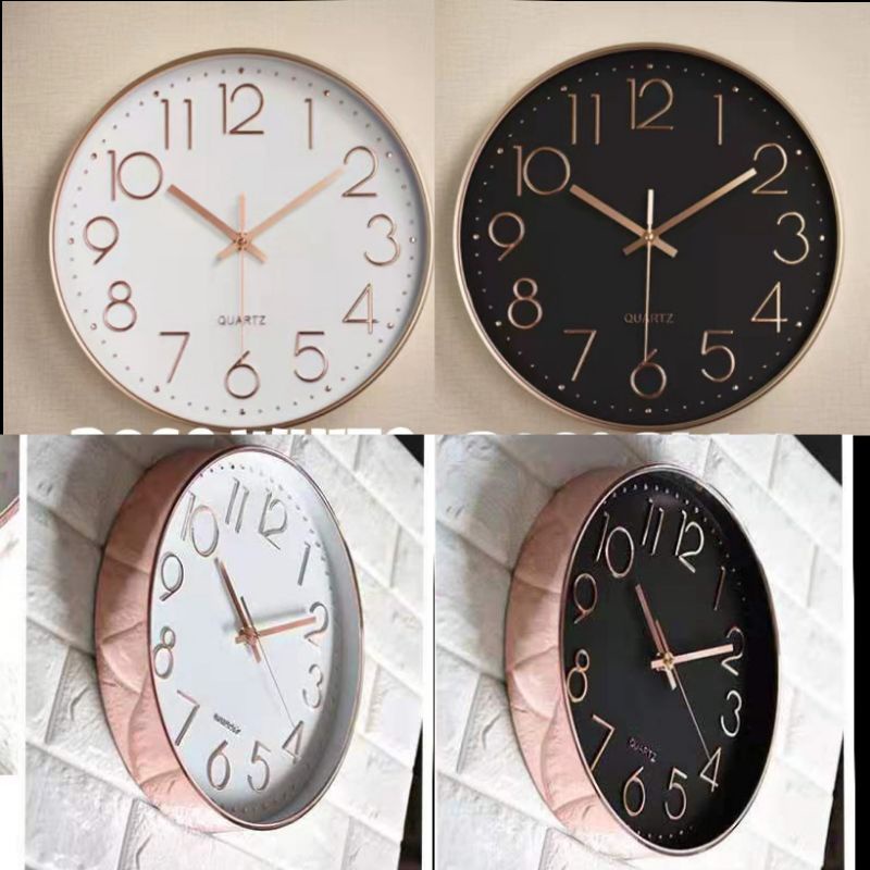 Simple Decoration Home Living/Bedroom Wall Hanging Round Clock wall ...