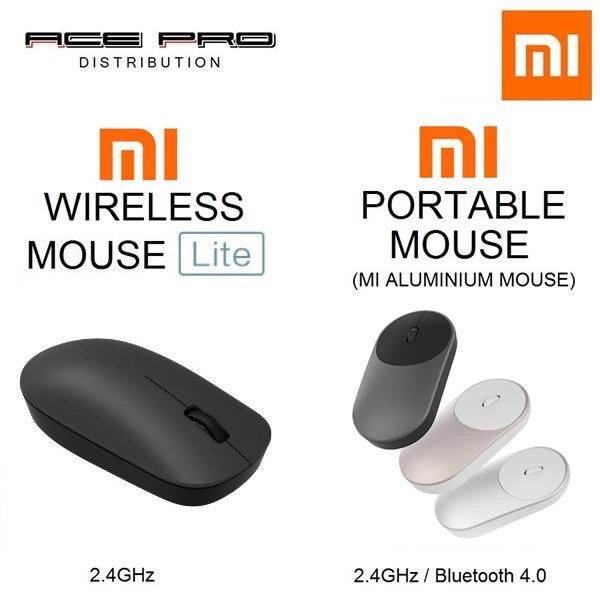 Xiaomi mi portable metal mouse 2 bluetooth 4.0 + 2.4ghz - xmsb02mw ...