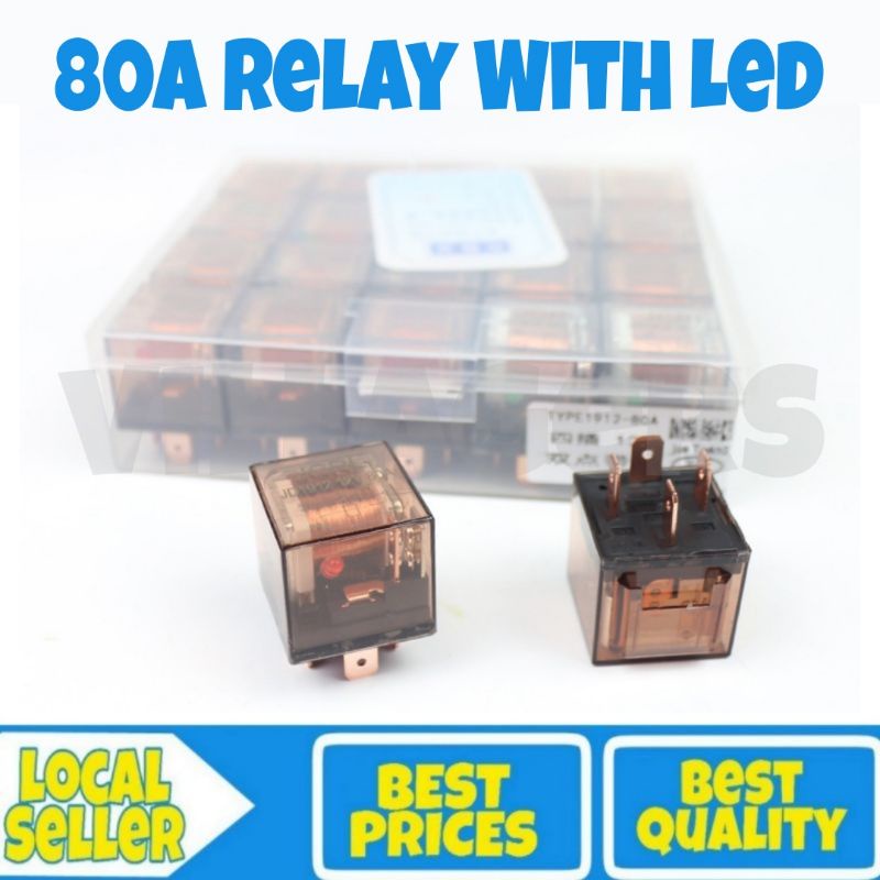 4 PIN RELAY 5 PIN RELAY 12V 24V RELAY FOR CAR HIGH QUALITY RELAY WITH LED INDICATOR | Shopee ...