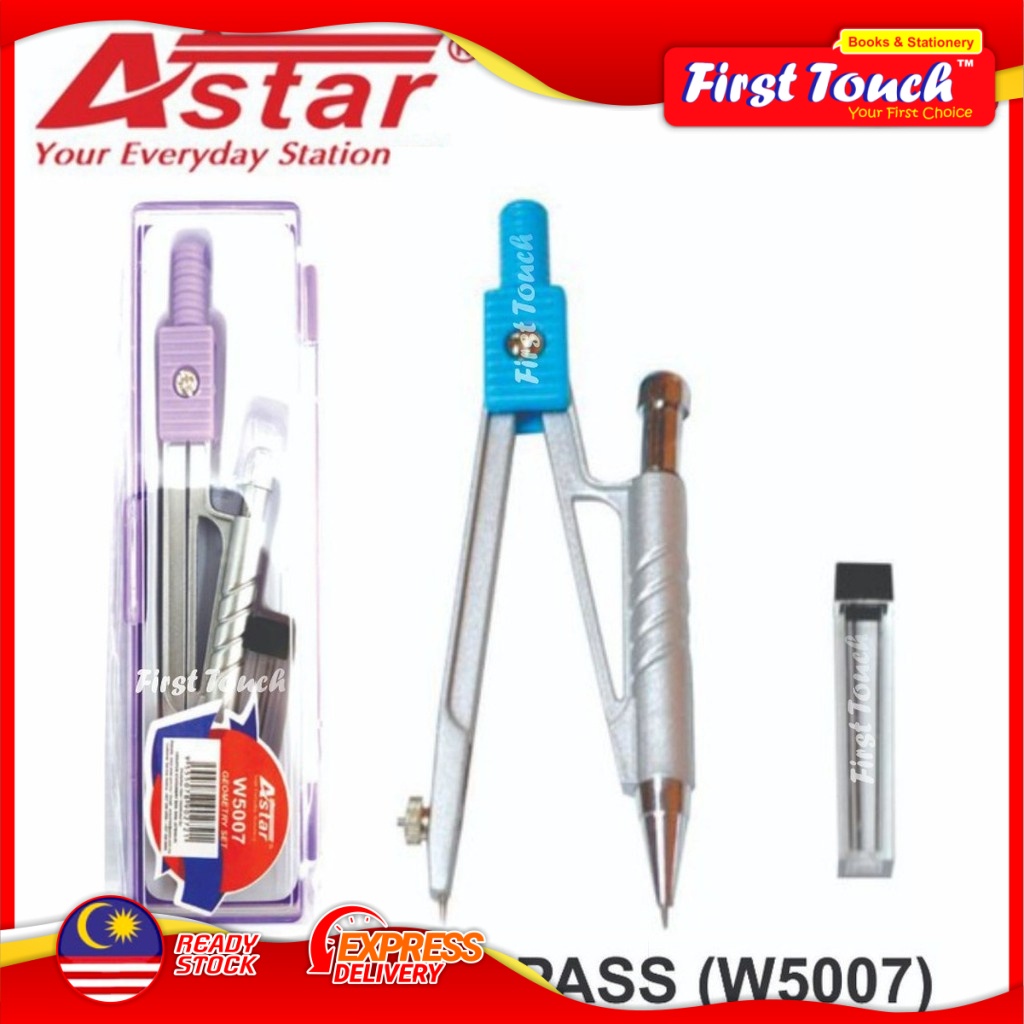 ASTAR Compass Set W5007 (with Mechanical Pencil 0.5mm) | Shopee Malaysia