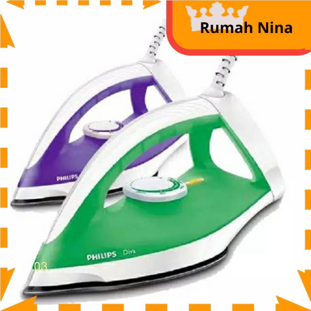 Philips Diva Gc122 Iron - Green And Superior 100% Ori | Shopee Malaysia