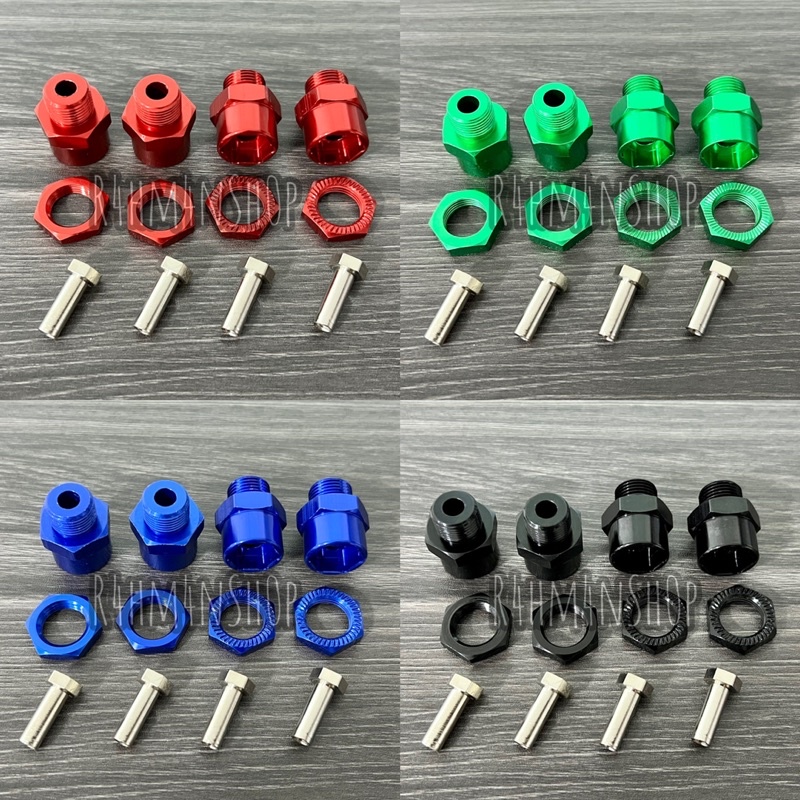 Rc hex 12mm Turn 17mm Extension Wheel Hex Hub Adapter for HSP 1/10 RC Car Buggy Bigfoot Truck ...