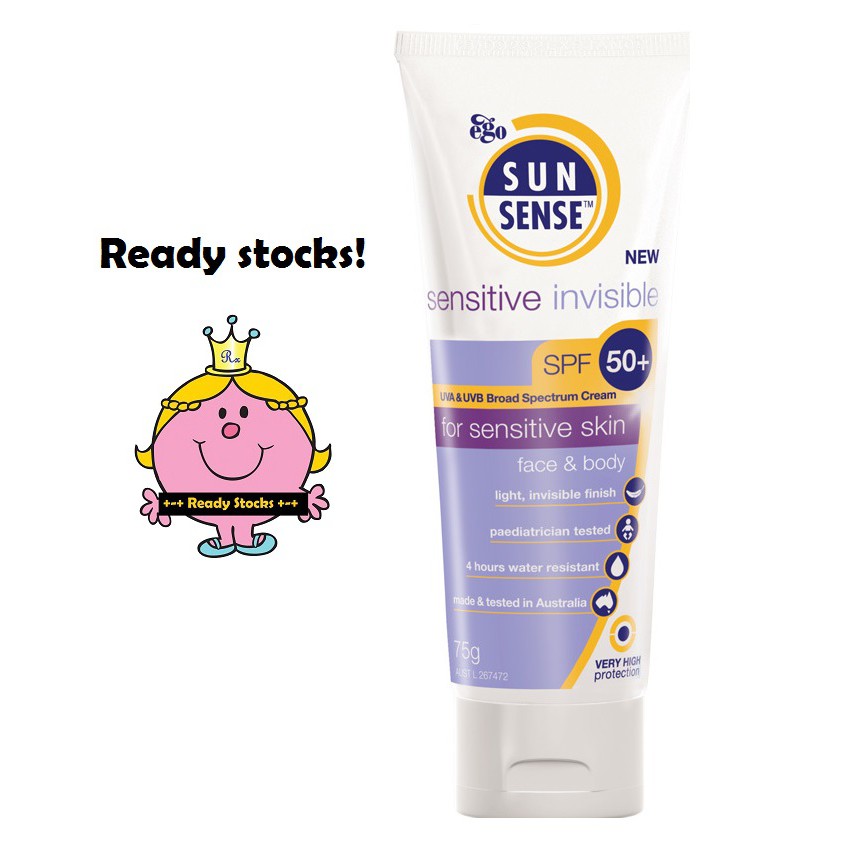 Ego SunSense Sensitive Light PA++++ SPF50+ 100g | Shopee Malaysia