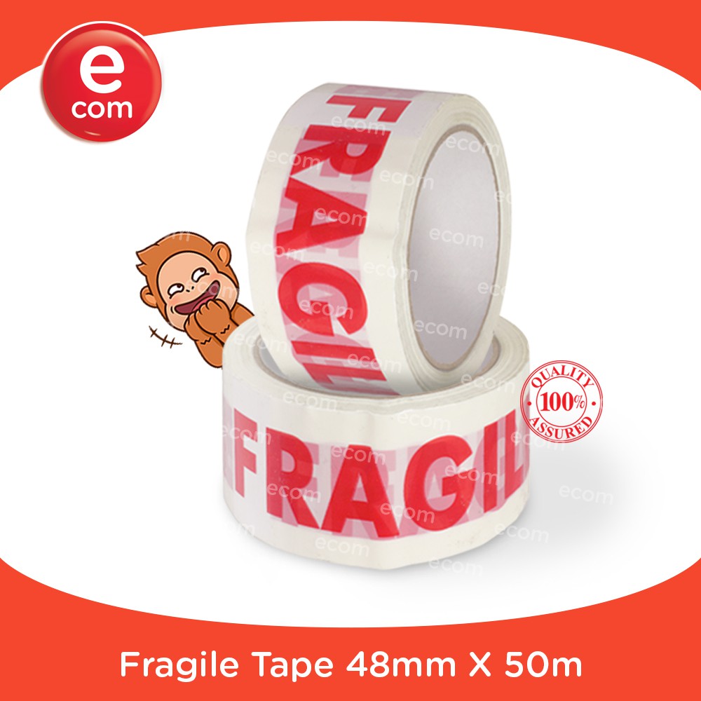 FRAGILE OPP TAPE 48mm x 50m / Pita Fragile Berkualiti | Shopee Malaysia