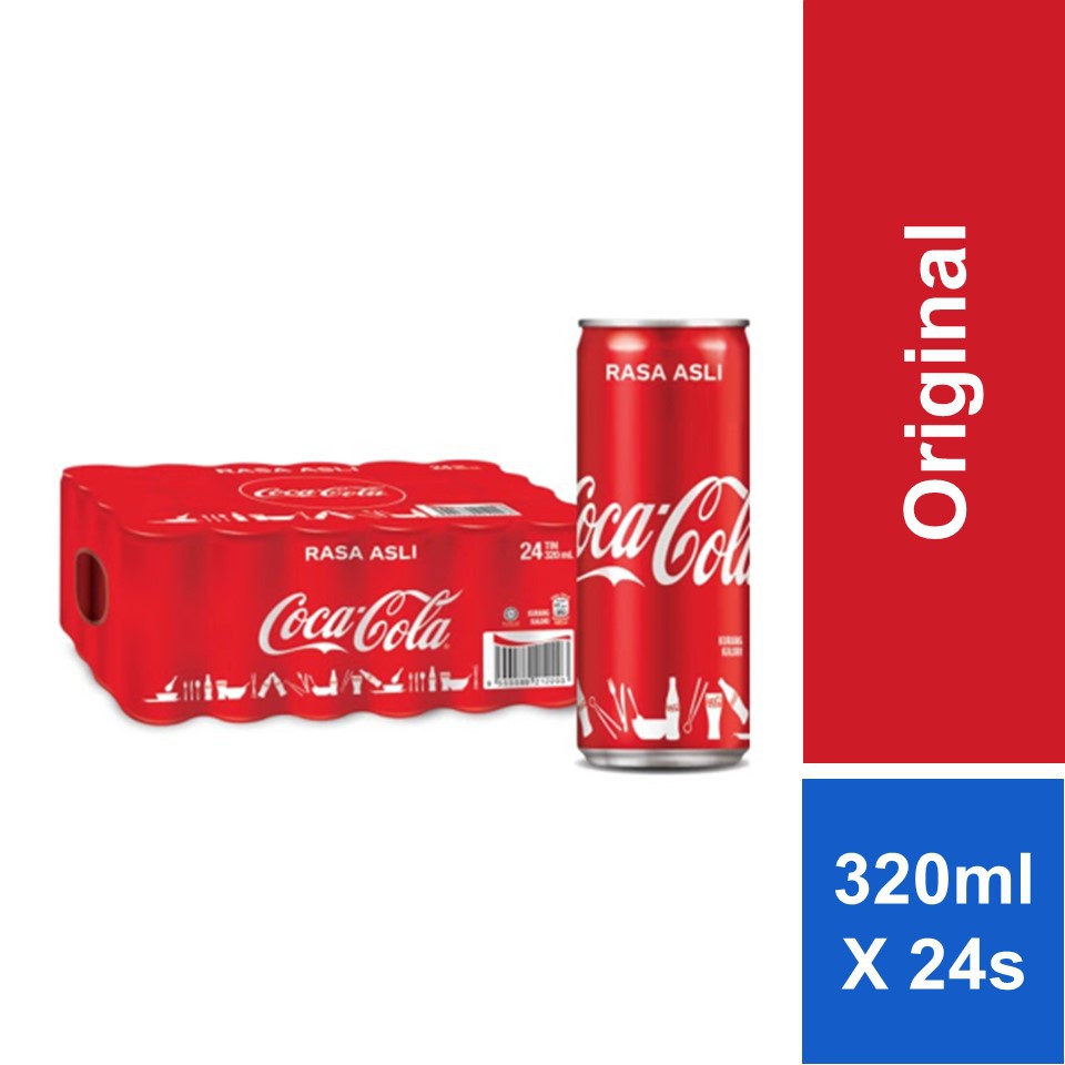 Coca-Cola Rasa Asli 320ML x 24s | Shopee Malaysia