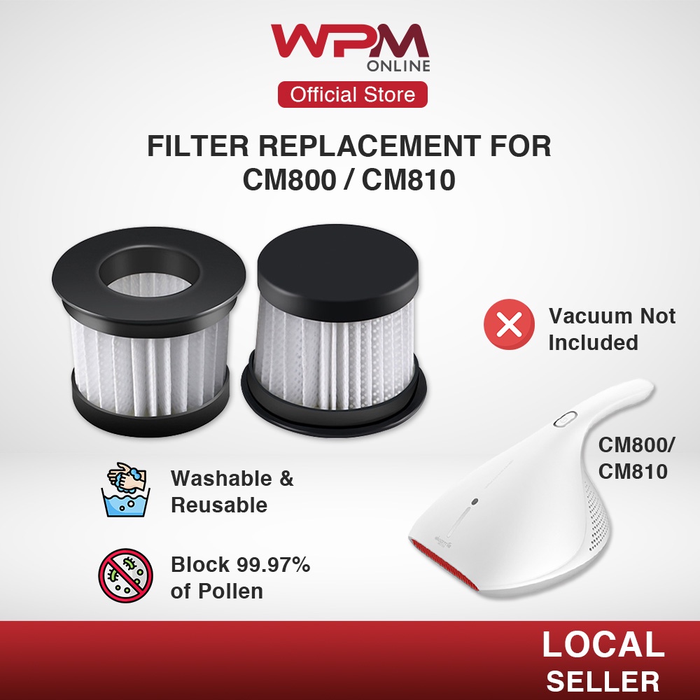 Hepa Filter Replacement For Deerma Dust Mite Vacuum Cleaner CM800/CM810 ...