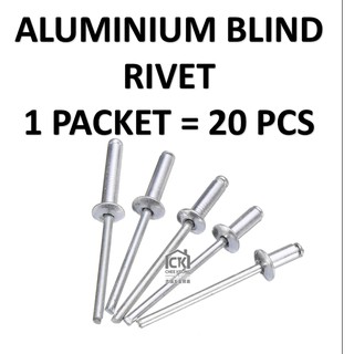 ALUMINIUM BLIND RIVET MATA RIBET MATA RIVET PAKU KELING RIBET PAKU POP ...