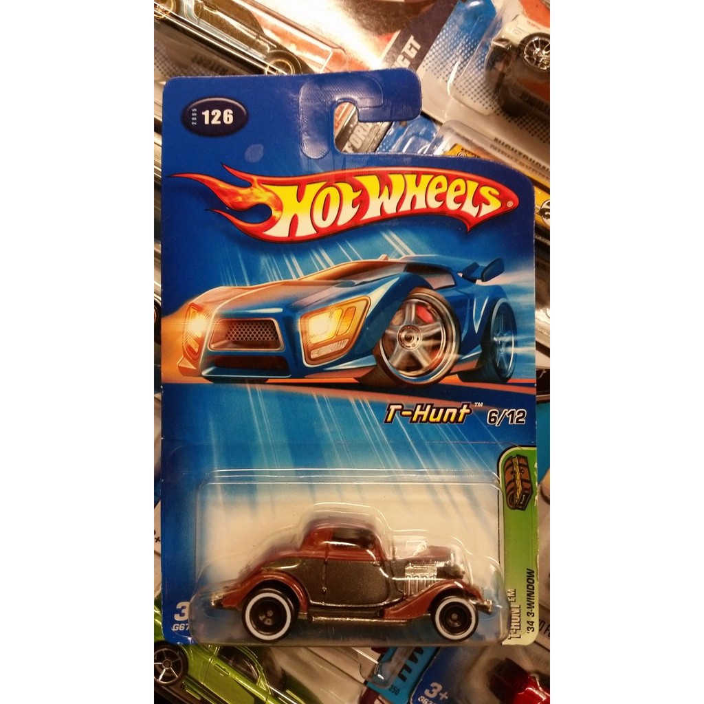 HOTWHEELS - T-HUNT - 34 3-WINDOW SUPER TREASURE HUNT RUBBER WHEEL VERY ...