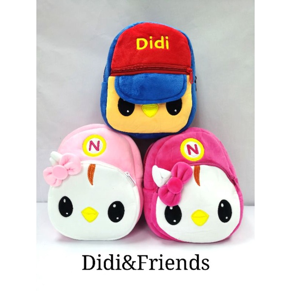 Beg Backpack Didi&Friends Bag Plush Soft Toy for Kids Bag Backpack For ...