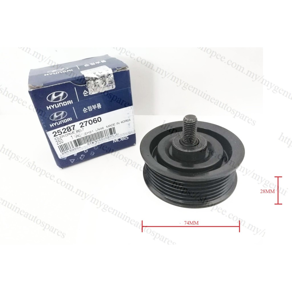 25287-27060 FAN BELT IDLER PULLEY (HYUNDAI SANTA FE-DM) | Shopee Malaysia