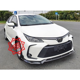 Toyota Corolla 2019 2022 Altis Front Bumper Diffuser Lips BLACK toyota ...
