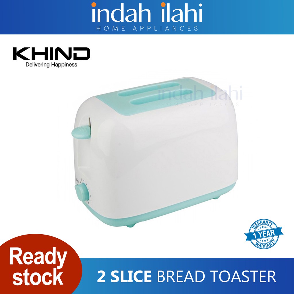 Khind Bread Toaster Midori Series Pembakar Roti BT808 | Shopee Malaysia