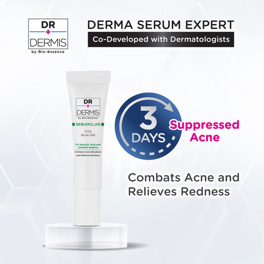 Dr. Dermis Sebumclar Cica Acne Gel (15g) | Shopee Malaysia