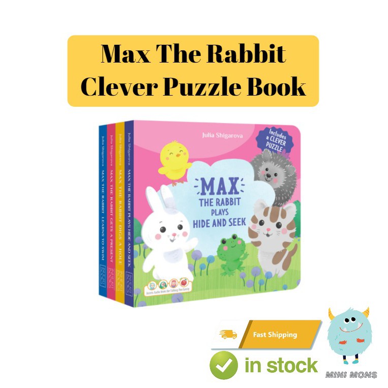 [ REDUCTION MYR 3.00 ] Max The Rabbit Clever Puzzle Story Book Includes ...