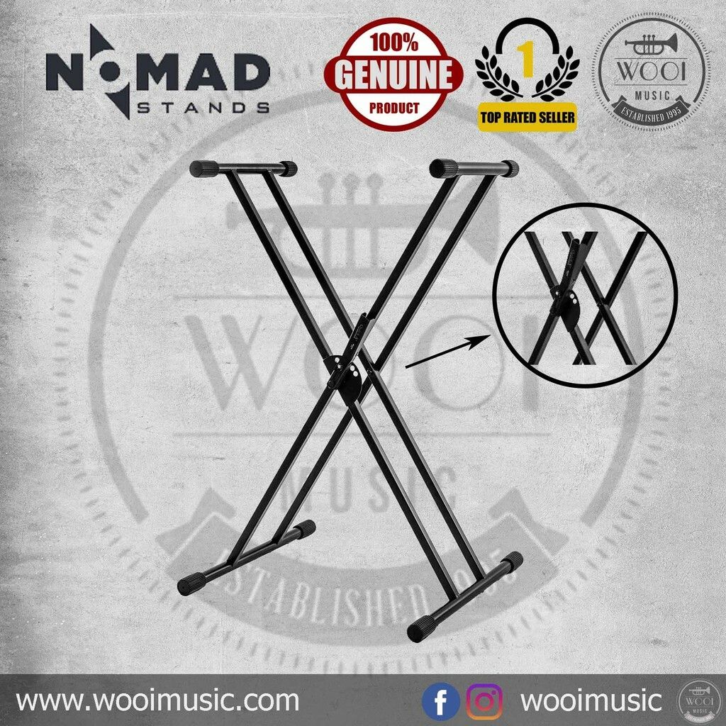 Nomad Stand KS-K139 Double X-Style Keyboard Stand with Lever Action ...