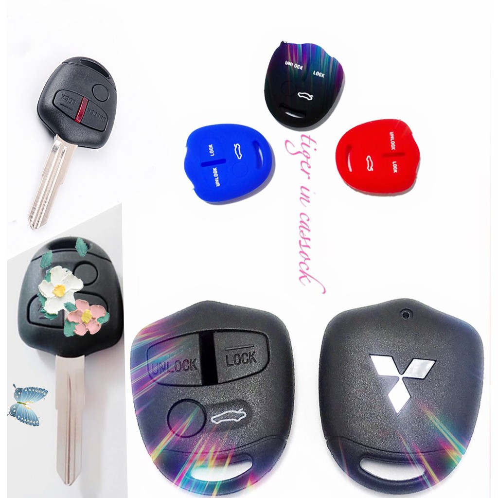 Proton inspira /Mitsubishi 3 button remote key case replacing keyless ...