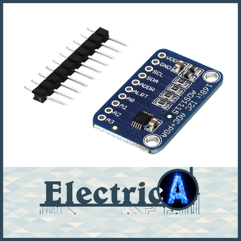 Analog-to-digital converter (ADC) module (ADS1115, 16 bit) [ElectricA ...