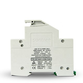 Suntree SRD-30 Solar PV DC 1000V 1P Fuse Holder with 10A/15A/20A/30A ...