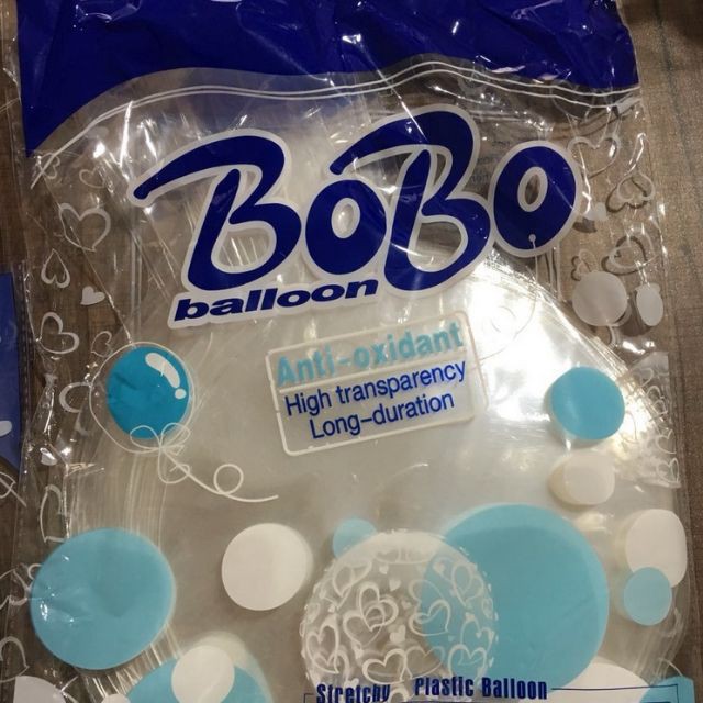 *READY STOCK*1 pcs High Quality Round Transparent Blue Bobo/Red Bobo ...