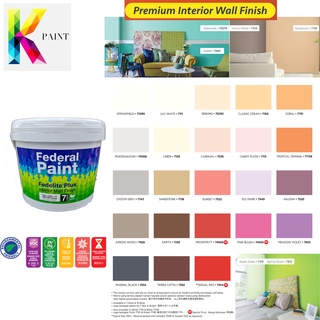 7 Liter 7L 7liter Federal Paint Fedelite Plus interior emulsion paint ...