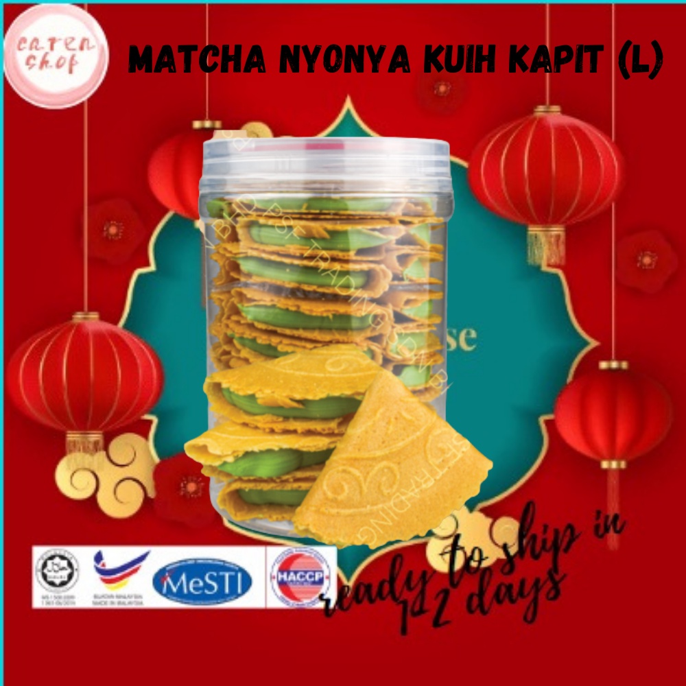 Matcha Nyonya Kuih Kapit (L) | Shopee Malaysia
