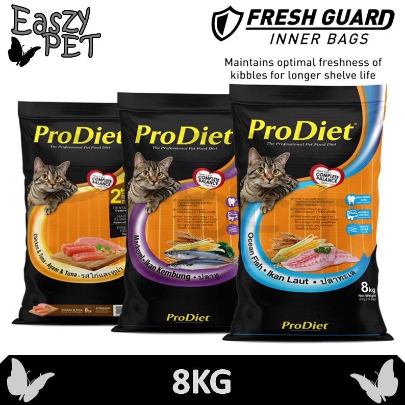 ProDiet Cat Dry Food 8KG ( Ocean Fish , Chicken Tuna , Mackerel ...