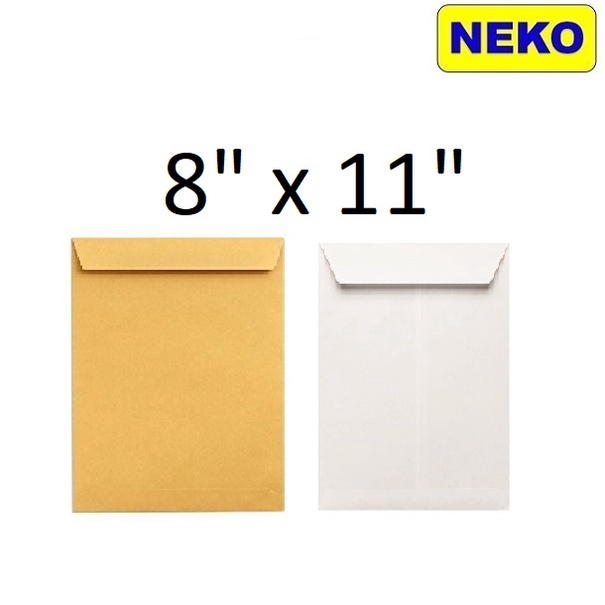 8" x 11" Envelopes - Brown / White ( 50's/pack ) | Shopee Malaysia
