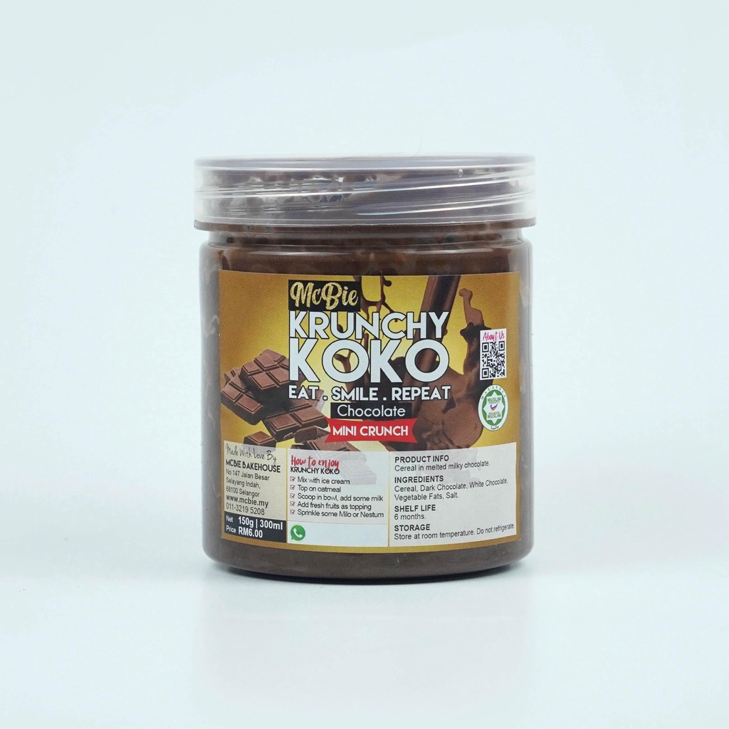 300ml Choco Jar Chocolate Mini Crunch Bubble Rice | Shopee Malaysia
