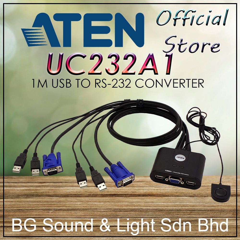 ATEN KVM USB 2 PORT SWITCH (CS22U) | Shopee Malaysia