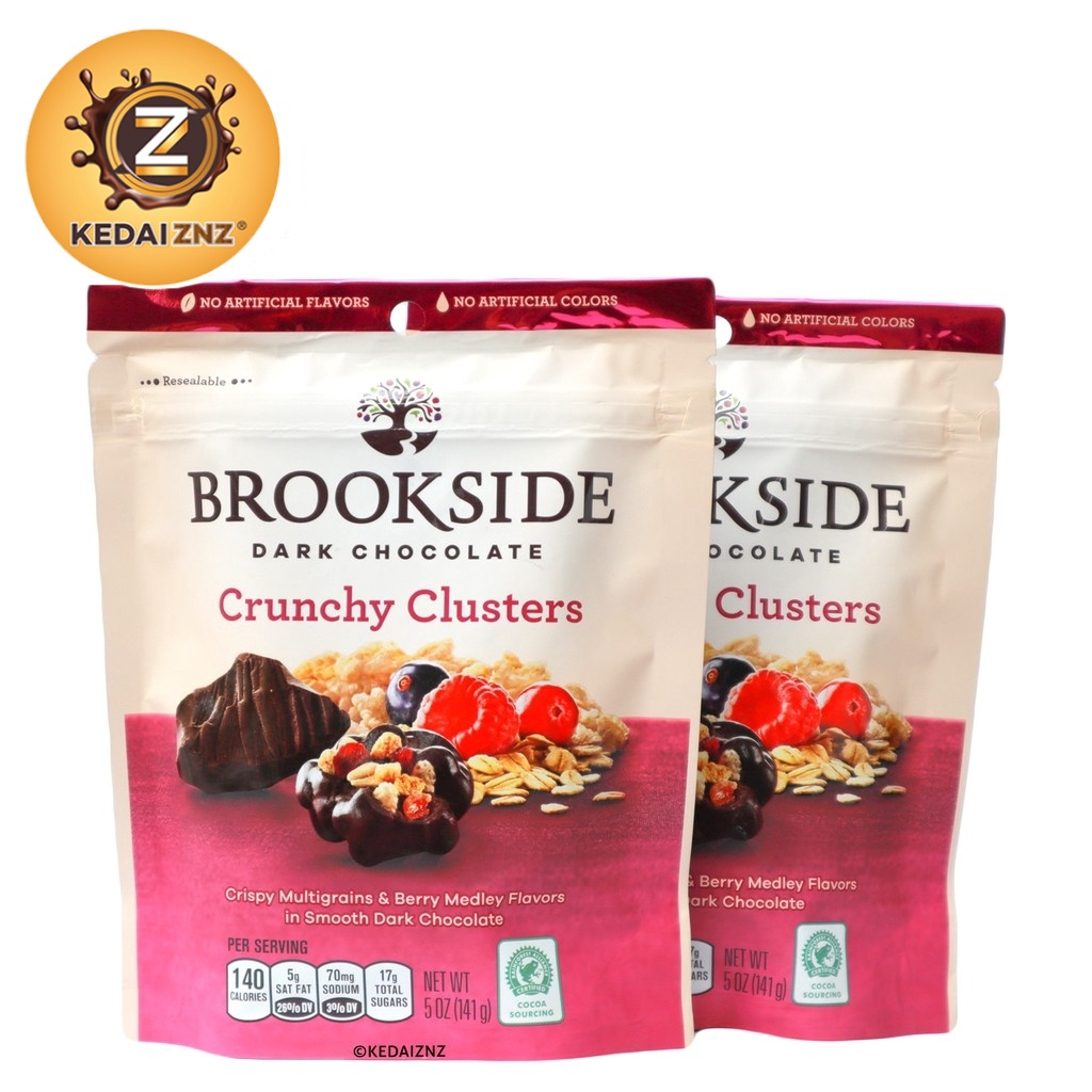 Chocolate BROOKSIDE Dark Chocolate Crunchy Clusters Flavours 141g ...
