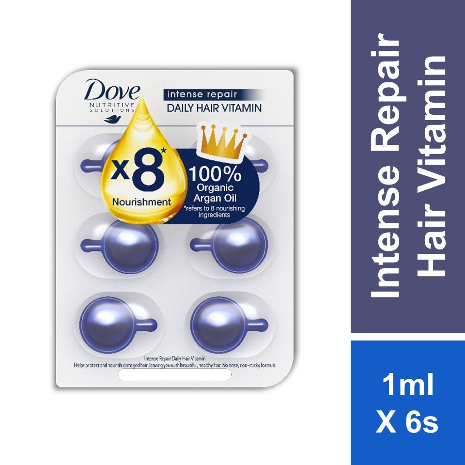 Dove Nutritive Solutions Intense Repair Vitamin Capsules (1ml x 6 ...