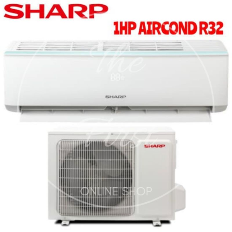 SHARP AIR CONDITIONER 1HP 1.5HP R32 NEW AHA9XCD AHA12XCD | Shopee Malaysia