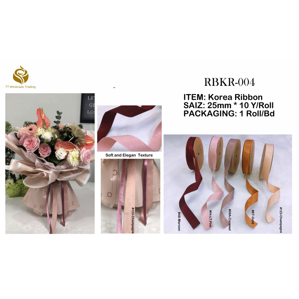 KOREA RIBBON (READY STOCK)(RBKR-004) | Shopee Malaysia