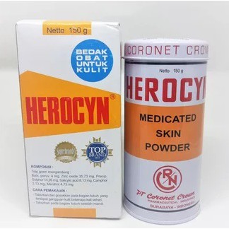 Herocyn Medicated Skin Powder Ready Stock 150 Gram | Shopee Malaysia