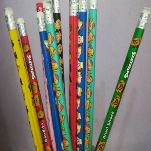 Scented Smiggle Pencil With Colourful Eraser/ Pensil Wangi Smiggle ...