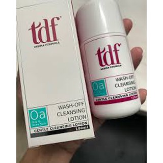 TDF Derma Formula Wash-off Cleansing Lotion 100ml Acne Oily Skin ...